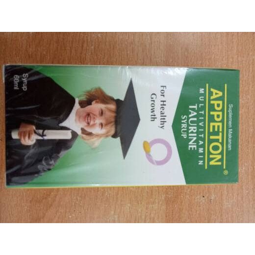 Jual appeton multivitamin taurine syrup 60 ml | Shopee Indonesia