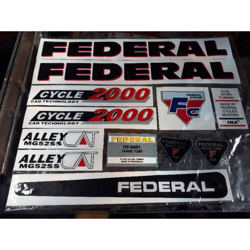Jual stiker sepeda federal alleycat | Shopee Indonesia