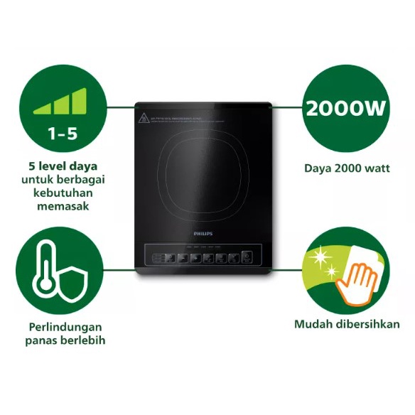 Jual (HARGA PROMO) Philips Kompor Induksi Induction Cooker HD4902 HD ...