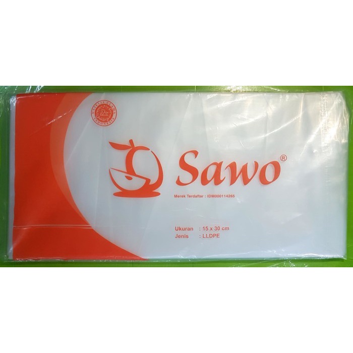 Jual PE Sawo 15 x 30 Per Pak 160 gr Kantong Plastik Air dan Es (ukuran ...