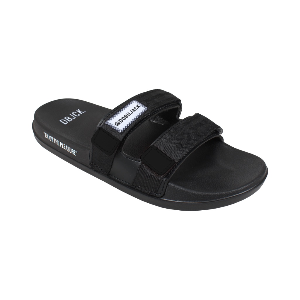 Jual Dobujack Sandals Sinela Black | Shopee Indonesia