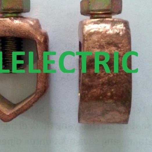 Jual klem / clamp cincin grounding / ground rod 1/2" / 1/2 inch ...