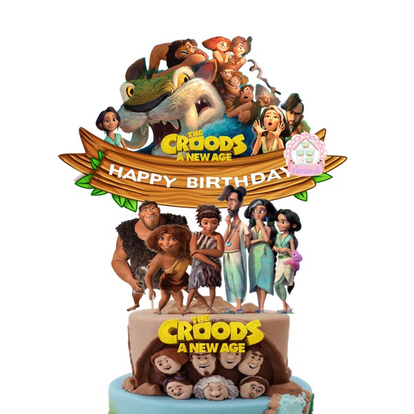Jual The croods new age cake topper | Shopee Indonesia