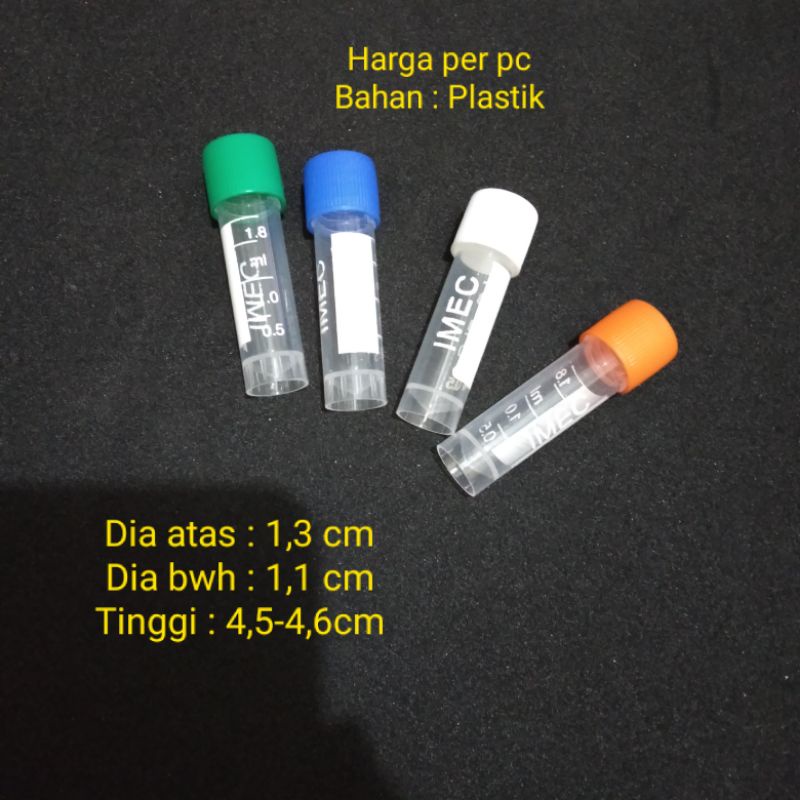 Jual Tabung Mini Cryo 1.8ml Tabung Sample Darah 1.8ml Cryo Tube ...