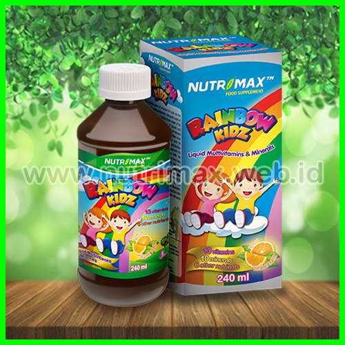 Jual Nutrimax Rainbow Kidz 240 Ml Multivitamin/Multi Vitamin Buat Anak ...