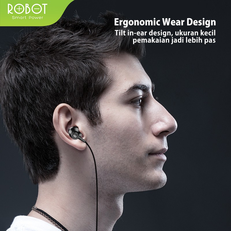 Jual Robot REC240S Type-C High-Definition Sound Quality Ergonomic ...