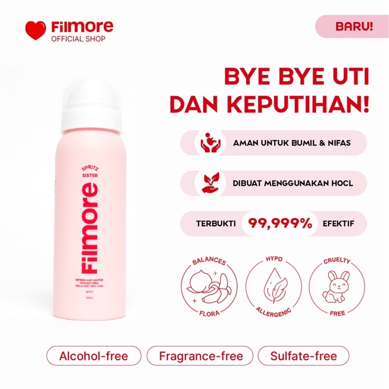 Jual Filmore Spritz Sister Mist Intimate Spray 100 ML - Solusi Untuk ...