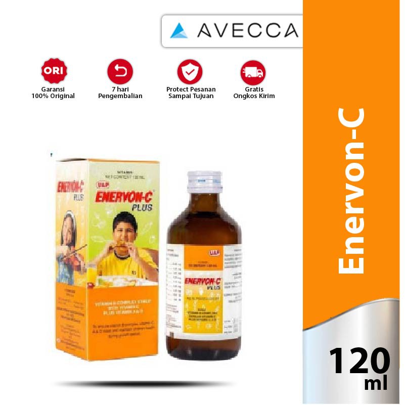 Jual Enervon C Plus Syrup 120 ml / Vitamin untuk Anak / Multivitamin ...