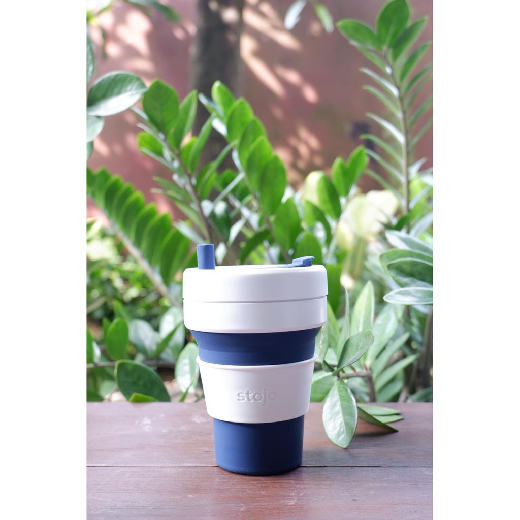 Jual Stojo Cup Biggie Indigo (Biru Tua - Putih) | Shopee Indonesia