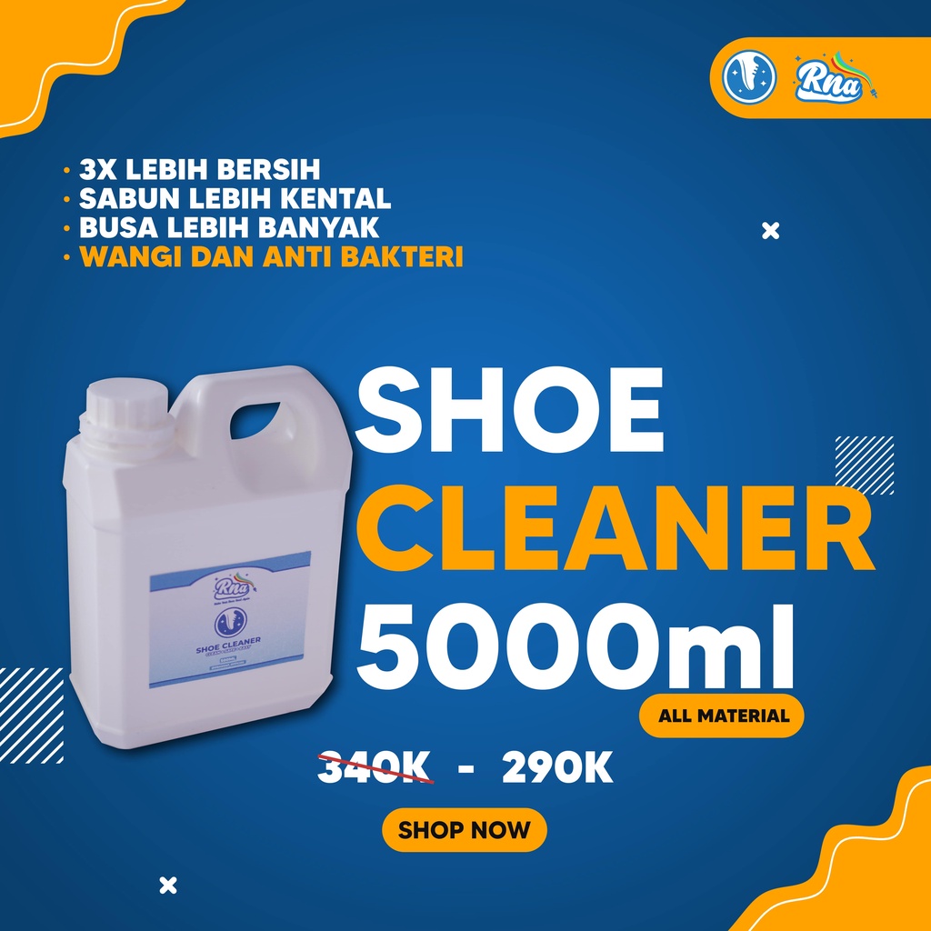 Jual Shoes cleaner multiperpose 5 liter sabun cuci sepatu pembersih ...