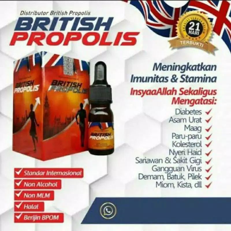 Jual BRITISH PROPOLIS ORIGINAL 100% | Shopee Indonesia