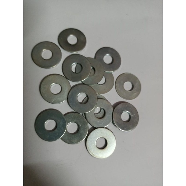 Jual Ring Plat / Ring Baut Ukuran M6 TIPIS Putih (ZP) | Shopee Indonesia