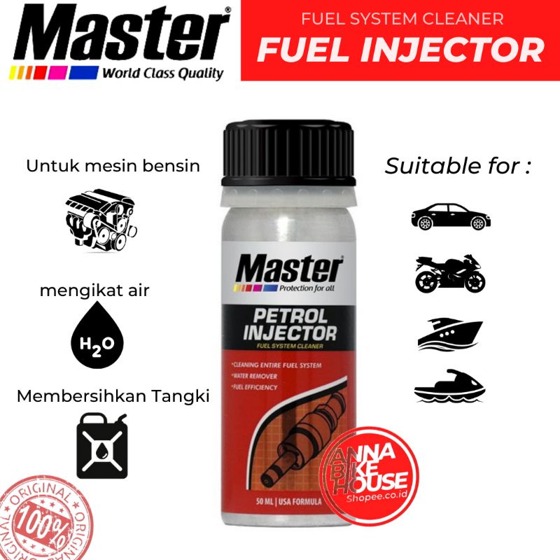 Jual MASTER petrol injector Fuel System injection/injeksi Karbu Cleaner ...