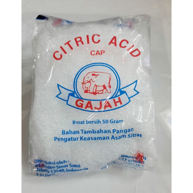 Jual Citrun - Citric Acid - Asam Sitrad 50gr | Shopee Indonesia