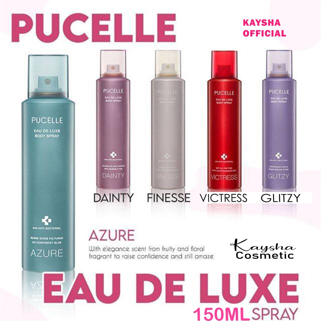Jual Pucelle parfum body spray 150 ml | Shopee Indonesia