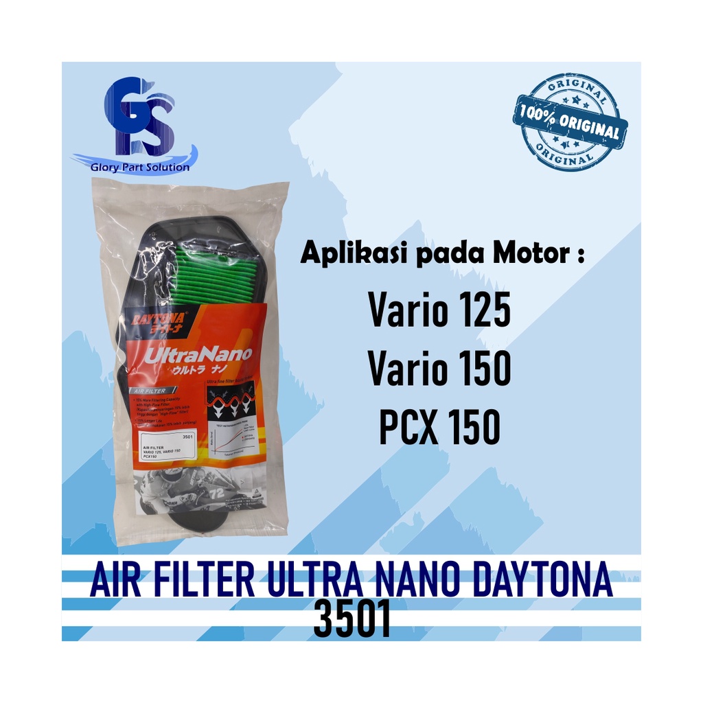 Jual Daytona Busa filter udara Vario 125 FI, Vario 150, PCX 150 3501 ...