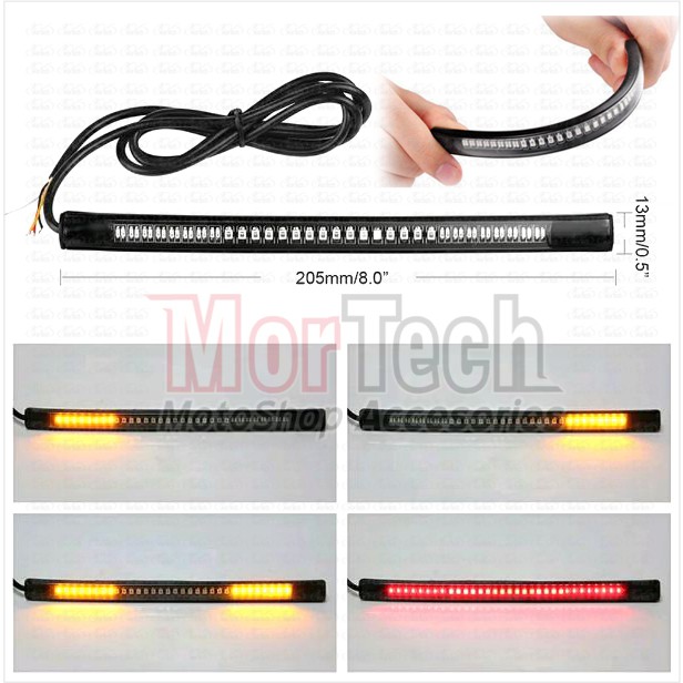 Jual Lampu Stop Rem + Sein DRL LED Fleksible Mobil / Motor Custom ...
