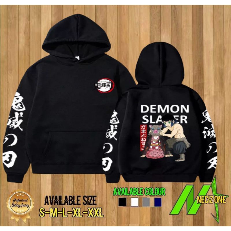 Jual INOSUKE HASHIBIRA ANIME JEPANG HOODIE DEMON SLAYER BREATHING ...