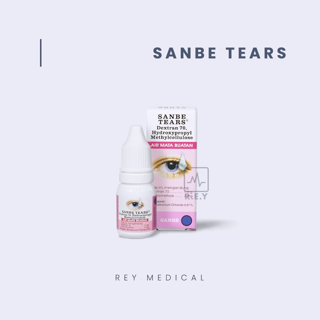 Jual Sanbe Tears (Air Mata Buatan) Obat Tetes Mata 8 ml | Shopee Indonesia