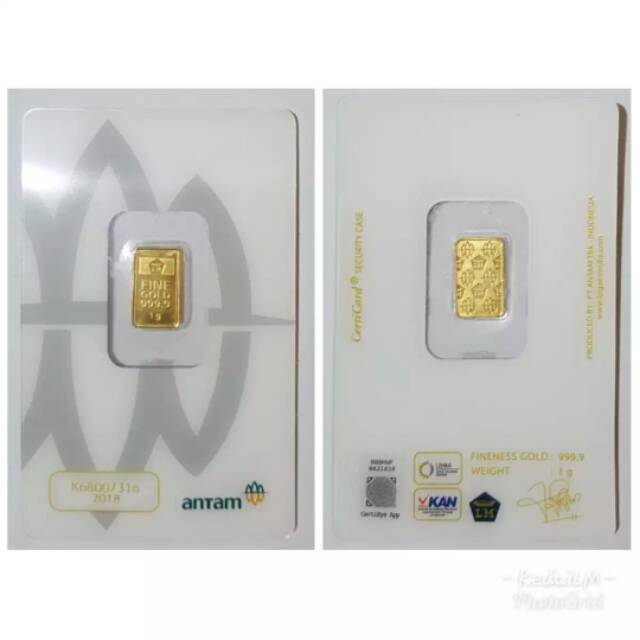 Jual Emas Logam Mulia 1gr produksi PT. ANTAM | Shopee Indonesia