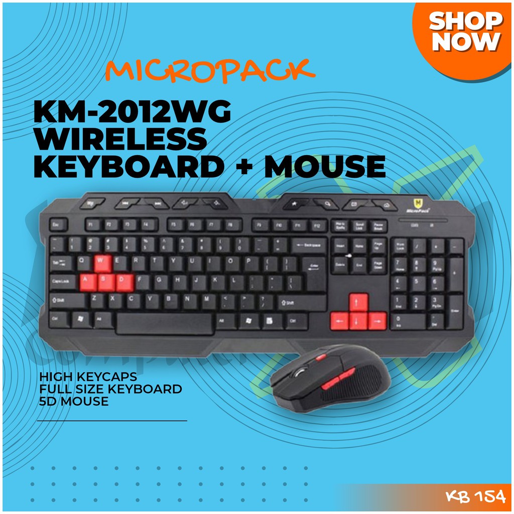 Jual Micropack KM-2012WG Full Size High Keycaps Wireless Multimedia ...