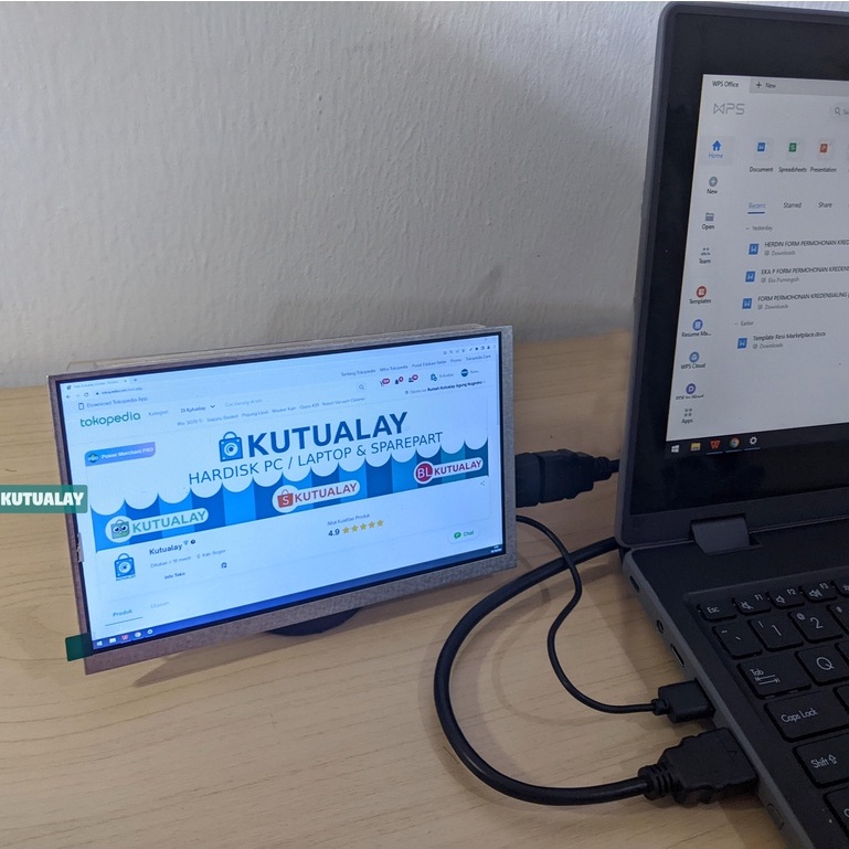 Jual Monitor Portable 7 inch Mini HDMI Micro USB LCD Secondary Display ...