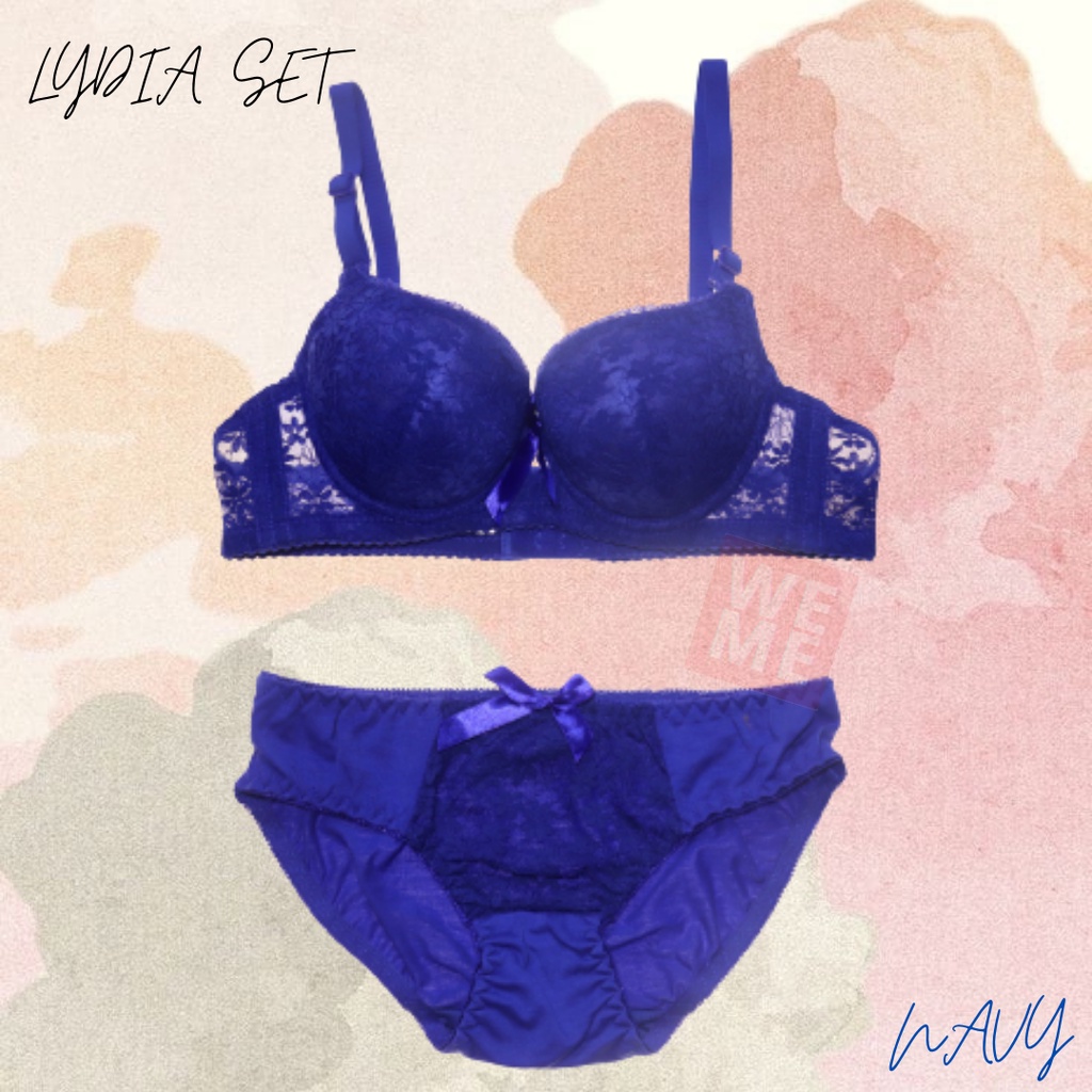Jual Bra Bh Lydia set Weme Style + Cd 270 Cup A (34A-38A) | Shopee ...