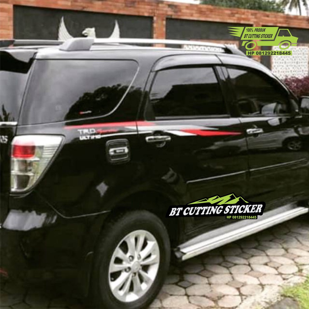 Jual Stiker mobil toyota rush list body mobil toyota rush stiker trd ...