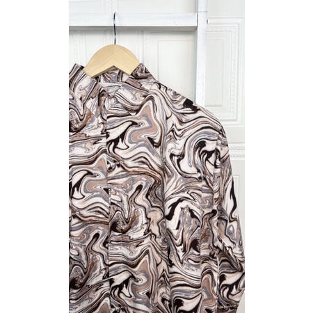 Jual Pattern Shirt / Oversized Pattern Shirt / Wood | Shopee Indonesia