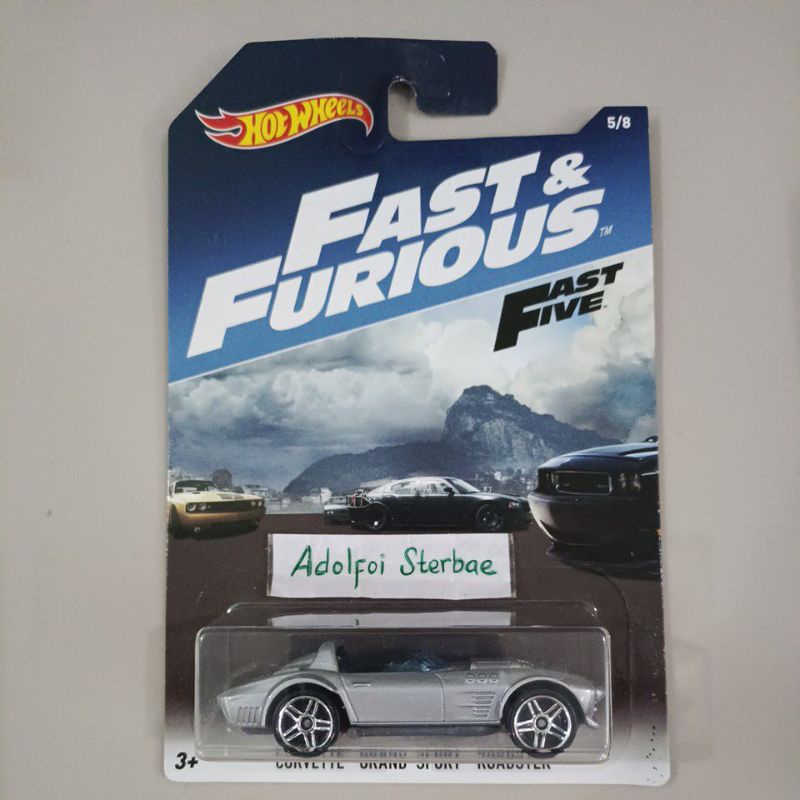 Jual hotwheels hot wheels corvette grand sport roadster edisi fast ...