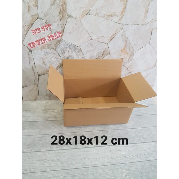 Jual Kardus / Box / uk. 28x18x12 cm / Karton packing polos baru ST ...
