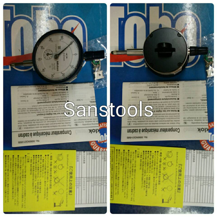 Jual jarum ukur dial indicator MITUTOYO 0-10mm 2046s 0,01mm 4" asli japan | Shopee Indonesia
