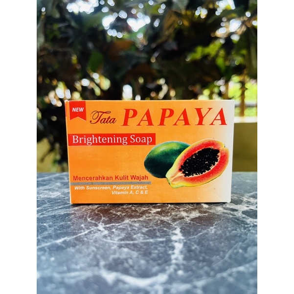 Jual Tata Papaya Brightening Soap | Sabun Pepaya 120 g | Shopee Indonesia