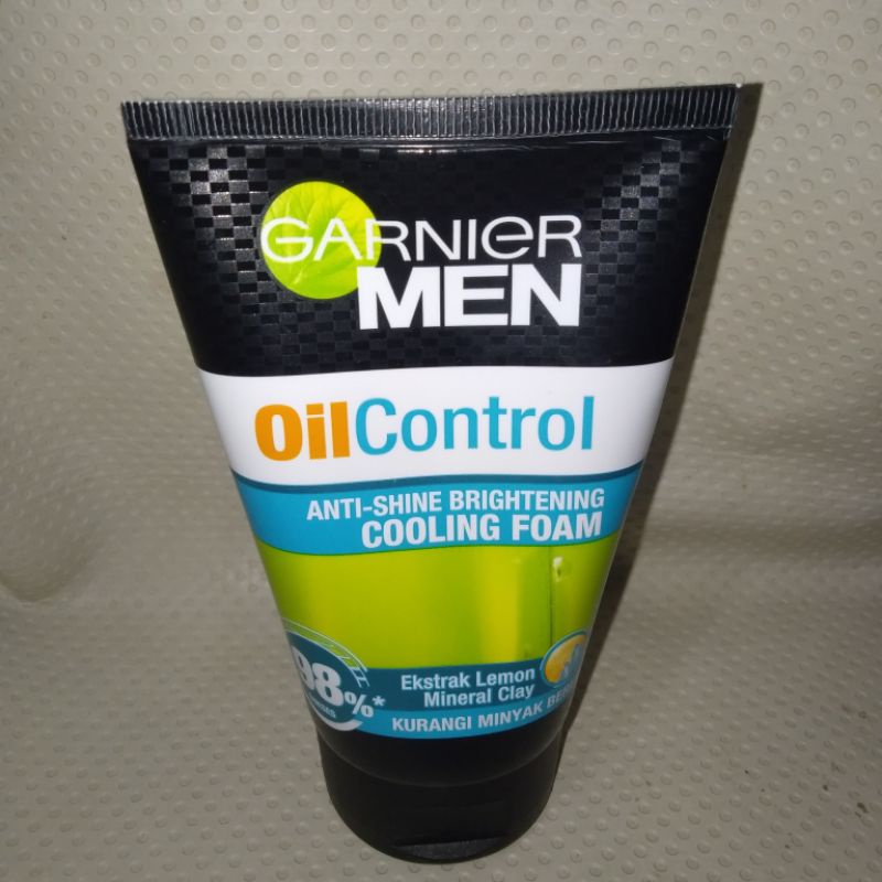 Jual GARNIER MEN OIL CONTROL COOLING FOAM. 100 ml | Shopee Indonesia