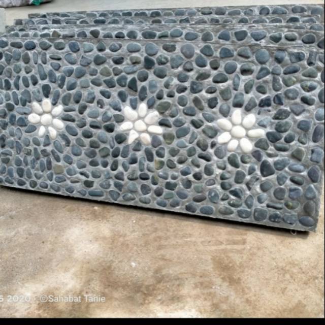 Jual Batu pijakan taman/batu steping/batu hias taman ukuran 60x30 ...