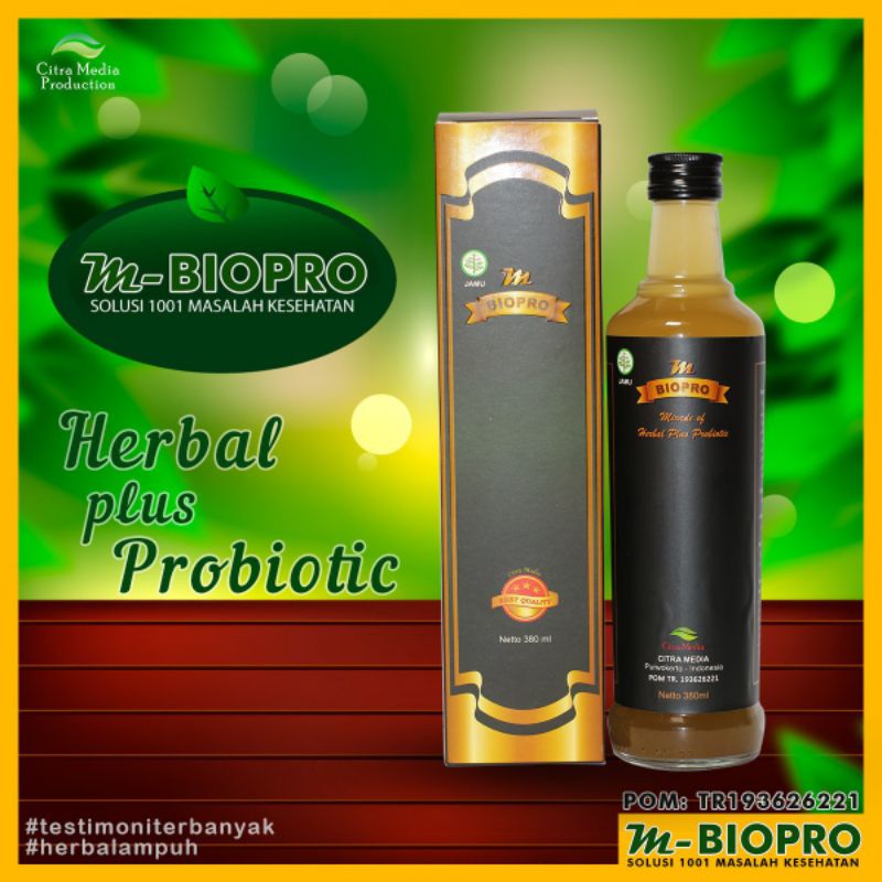 Jual M-BIOPRO HERBAL PLUS PROBIOTIC | Shopee Indonesia