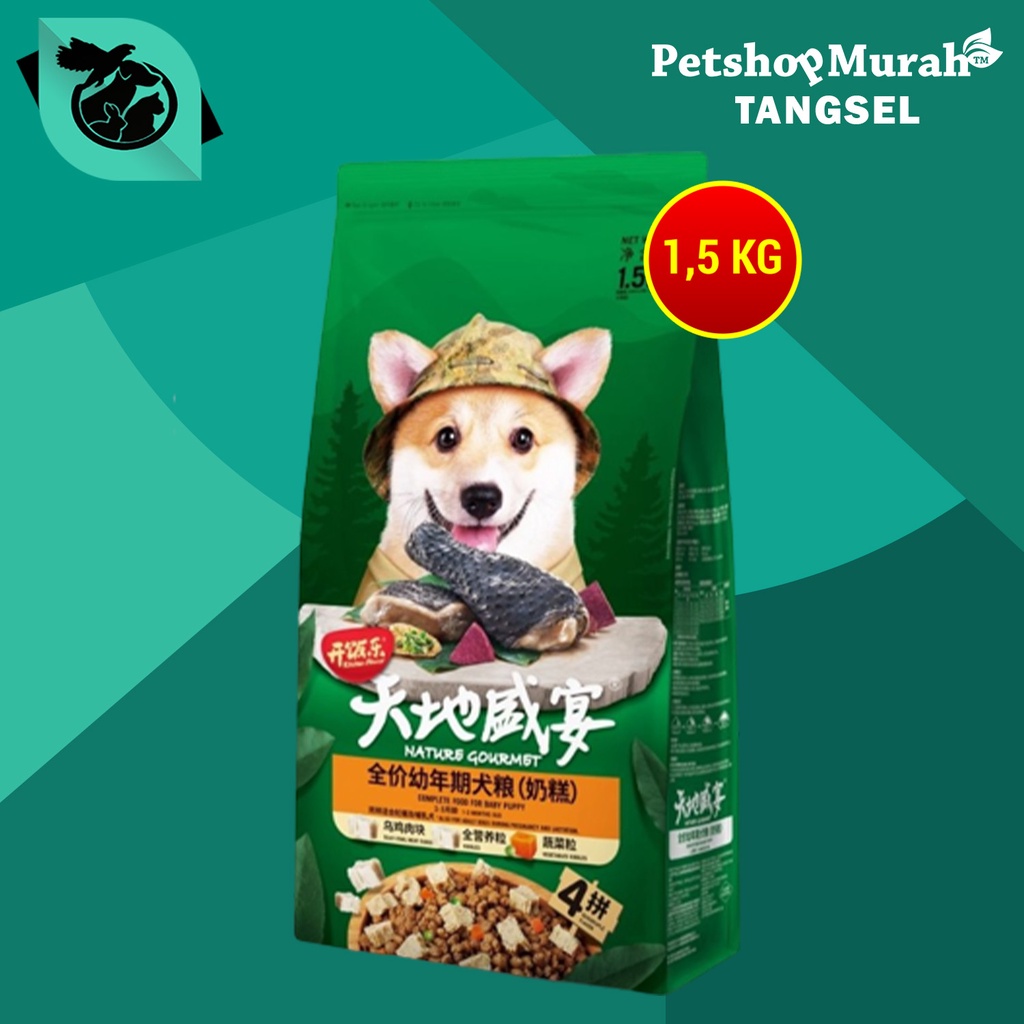 Jual Kitchen Flavour Silky Fowl Dog Food Puppy Makanan Anak Anjing 1 ...