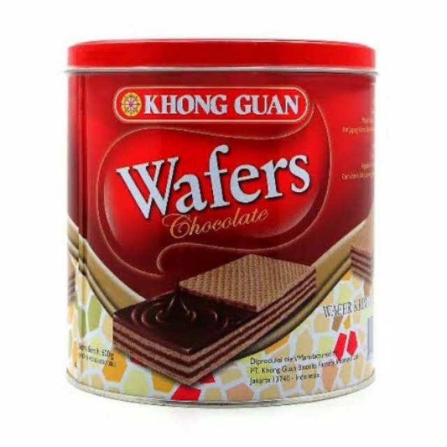 Jual KHONG GUAN Classic Wafer wafers Coklat 600g 600 gram | Shopee ...