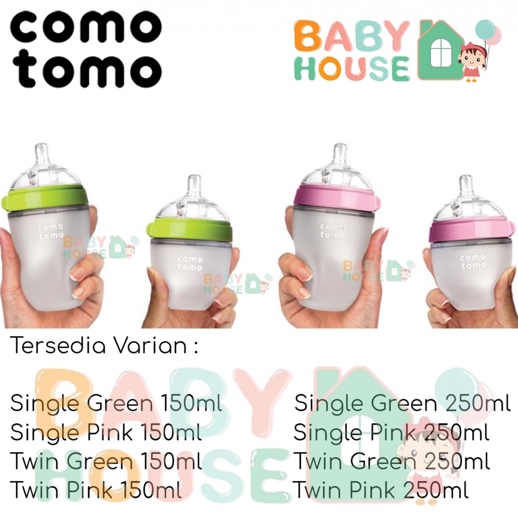 Jual Comotomo Baby Bottle All Varian Comotomo Single Pack Como Tomo Twin Pack | Shopee Indonesia