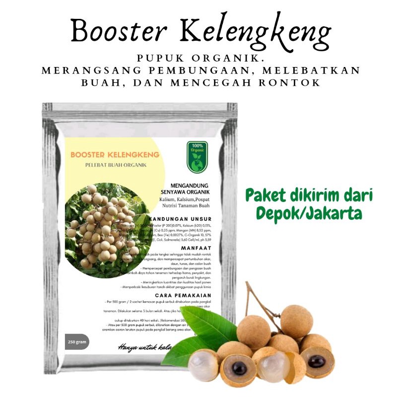 Jual Pupuk Organik Booster Kelengkeng. Merangsang Pembungaan Melebatkan Buah dan Mencegah Rontok ...