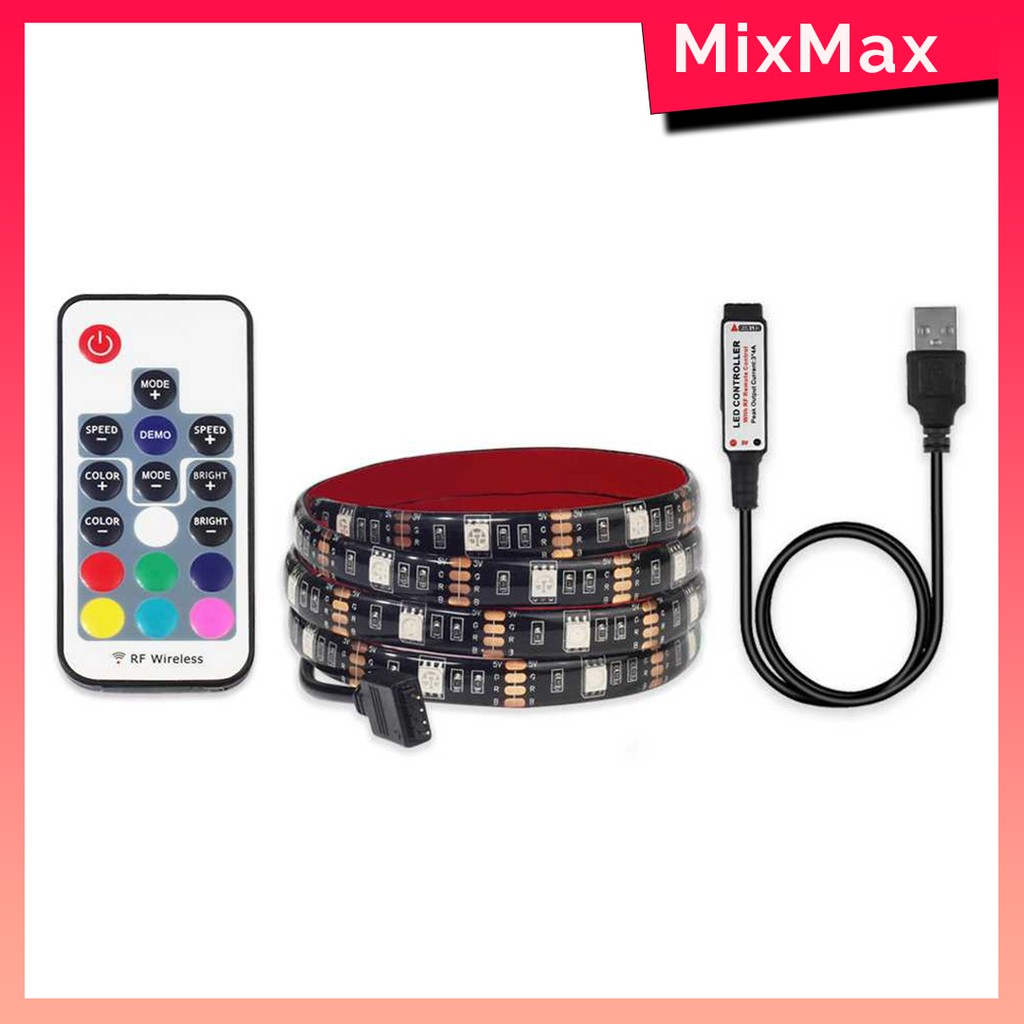 Jual LED Strip 5050 RGB 1M with USB Controller | Shopee Indonesia