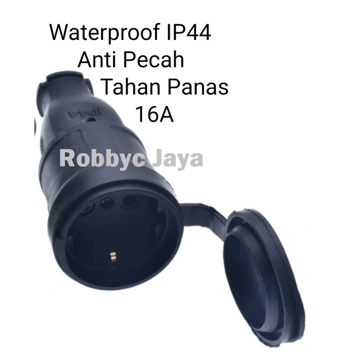Jual Kontra Steker Arde Karet Penutup / Tutup Waterproof IP44 16A | Shopee Indonesia