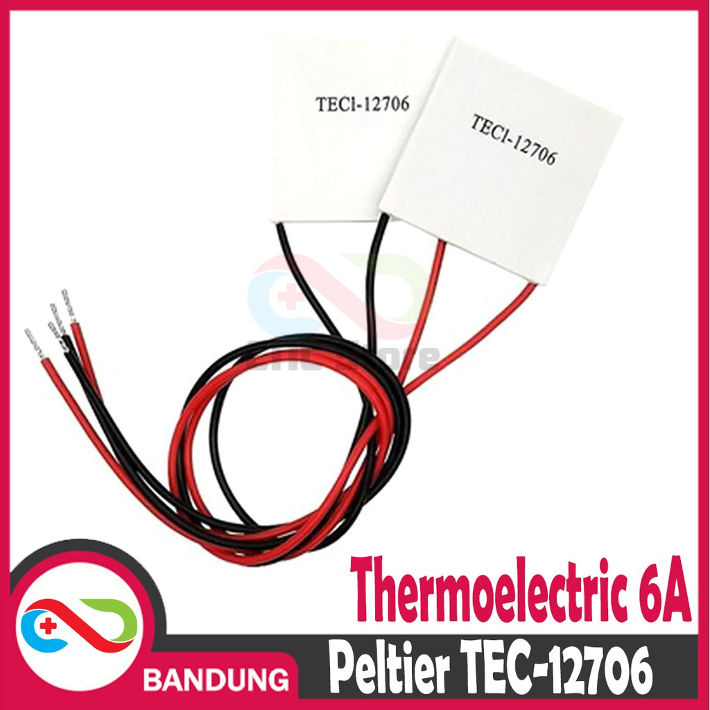 Jual PELTIER TEC-12706 TEC1 12706 THERMOELECTRIC DC 12V 6A | Shopee ...