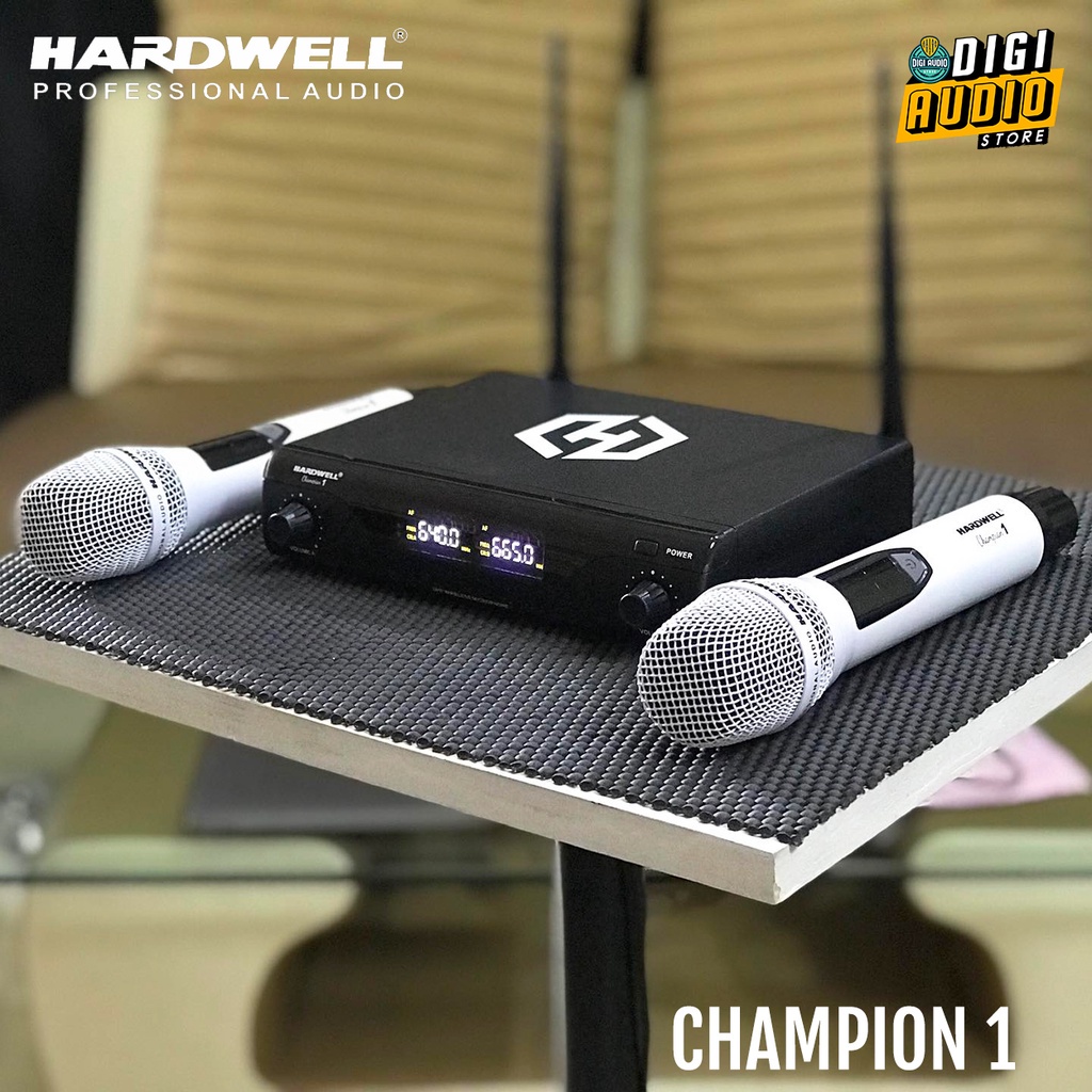 Jual Mic Vocal Wireless - isi 2 Microphone HARDWELL CHAMPION 1 ...