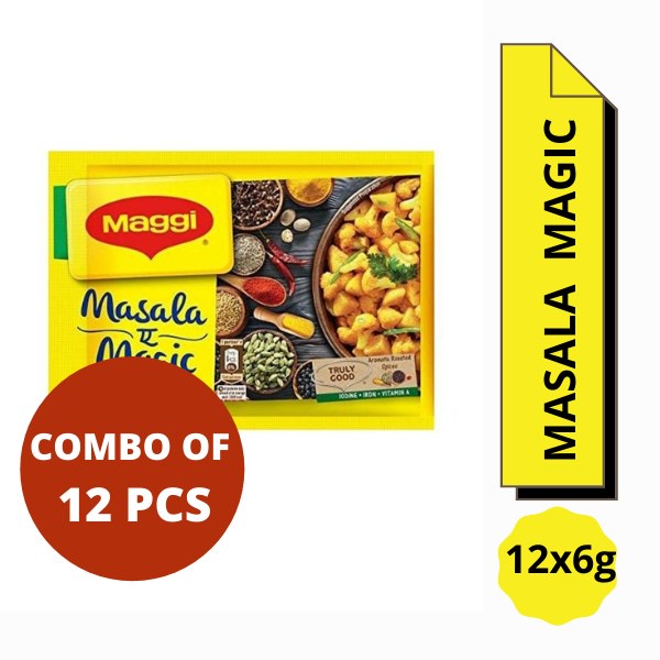 Jual MAGGI MASALA ae MAGIC (72g) - 12 sachets / Seasoning / Penyedap Rasa | Shopee Indonesia