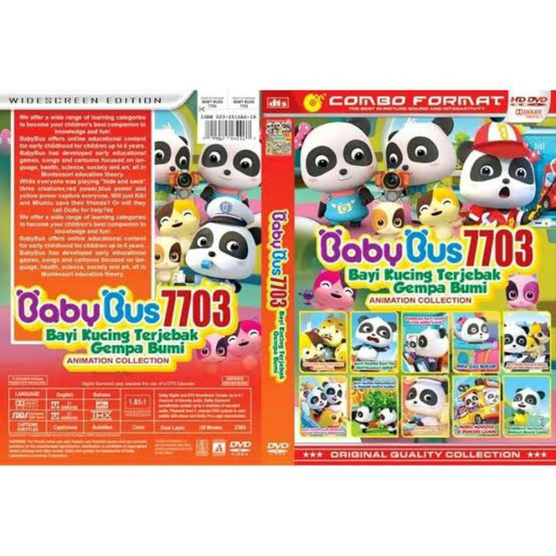 Jual Kaset Film Koleksi Baby Bus Bayi Kucing terjebak Gempa Bumi ...