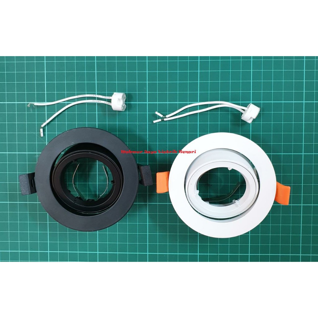 Jual Kap Lampu Downlight MR16 Hallogen sorot Housing halogen LED spot MR 16 | Shopee Indonesia