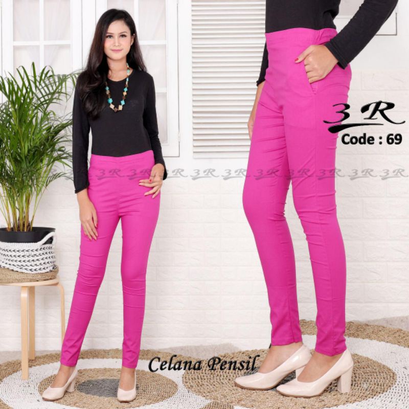 Jual [Cotton.pants] Pensil Panjang FANTA STD - XL - XXL - XXXL - 4XL ...