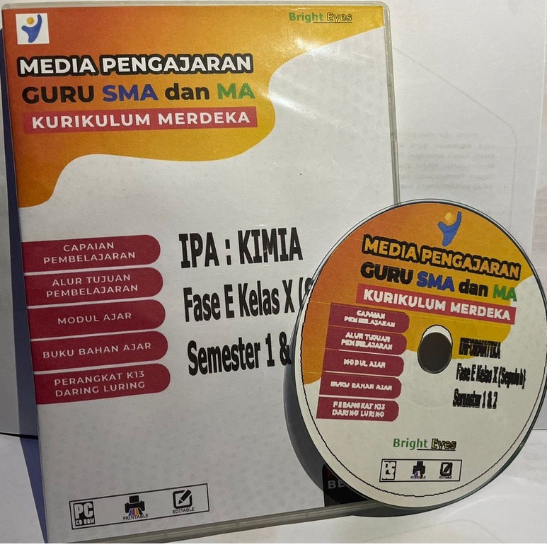 Jual CD MODUL AJAR SMA/MA IPA : KIMIA FASE E ( KELAS X ) | Shopee Indonesia