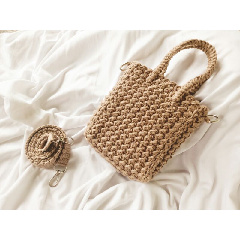 Jual crochet bag / tas rajut / handmade bag / tas rajut hp / tas rajut ...